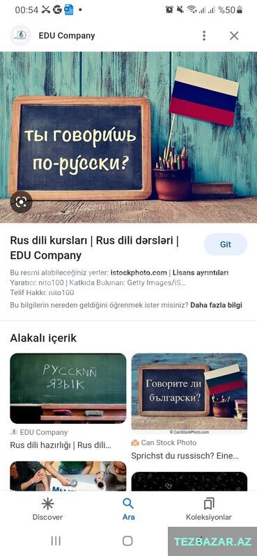 Rus dili kursu Bakida Kurslar