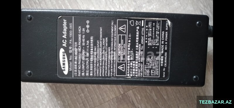 Samsung noutbuk adapteri (original) Komputer Satisi - TEZBAZAR.AZ