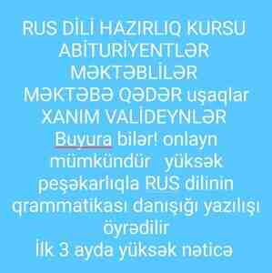 Rus dili hazırlıq kursu, elanlar Bakida alqi satqi - Tezbazar.az