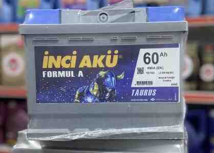 Akkumulyator INCI AKU FORMUL A 12V 60Ah 490A, ehtiyat hissələri I Avto ...